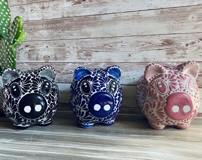 Mexican Hippie Kombi Piggy Bank ,hand-painted Ceramic Piggy Coin ,car ...