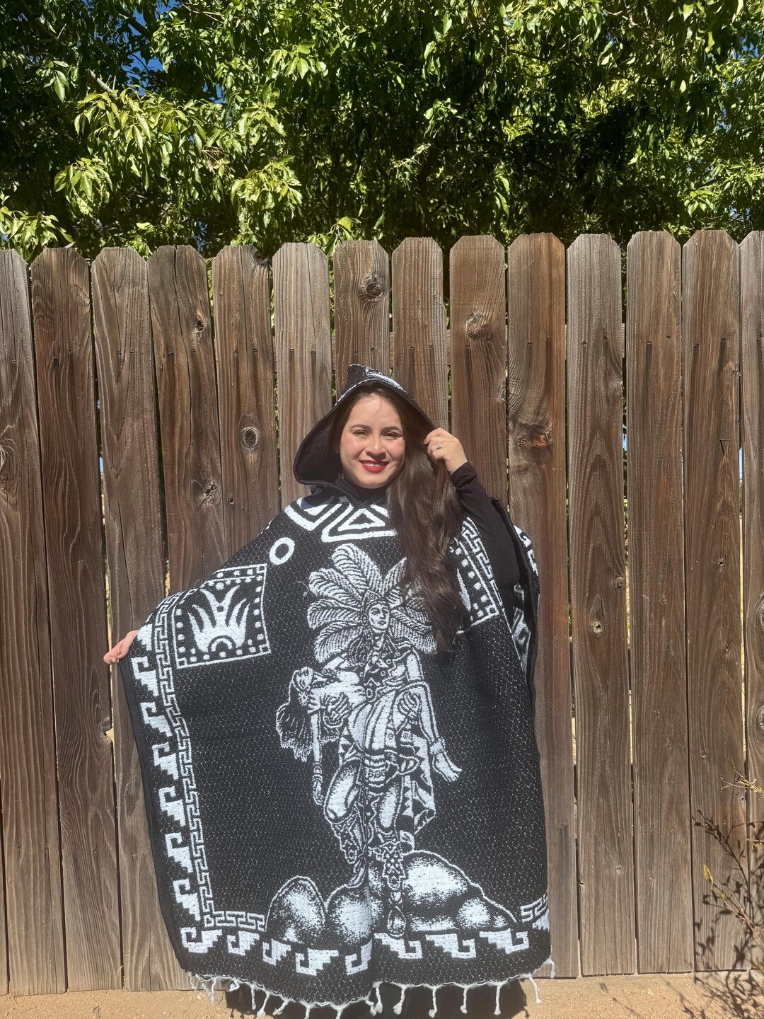 Aztec Poncho. Throw Blanket. Mexican Blanket. Very Soft and Warm With ...