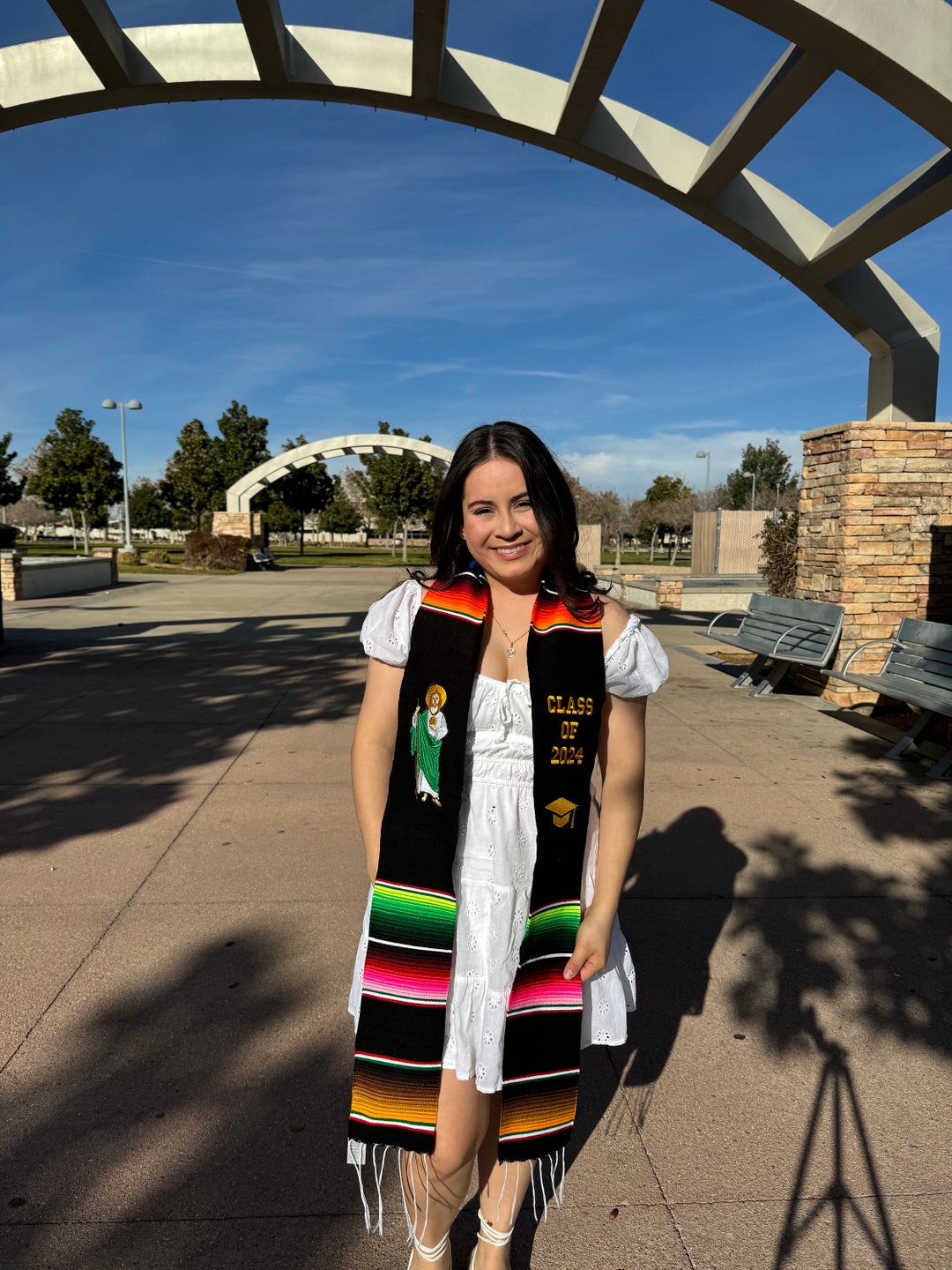 San Judas Sarape Graduation Stole, San Judas Tadeo Graduation Stole ...