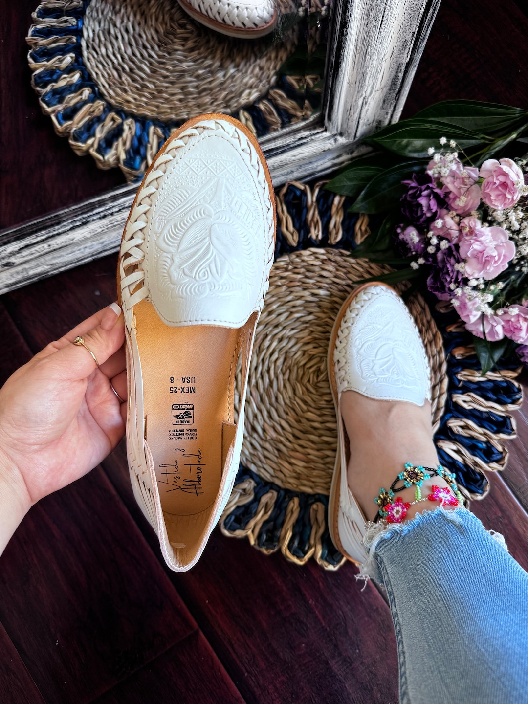 Huarache Sandal ~ All Sizes Boho- Hippie Vintage ~ Mexican Style ...