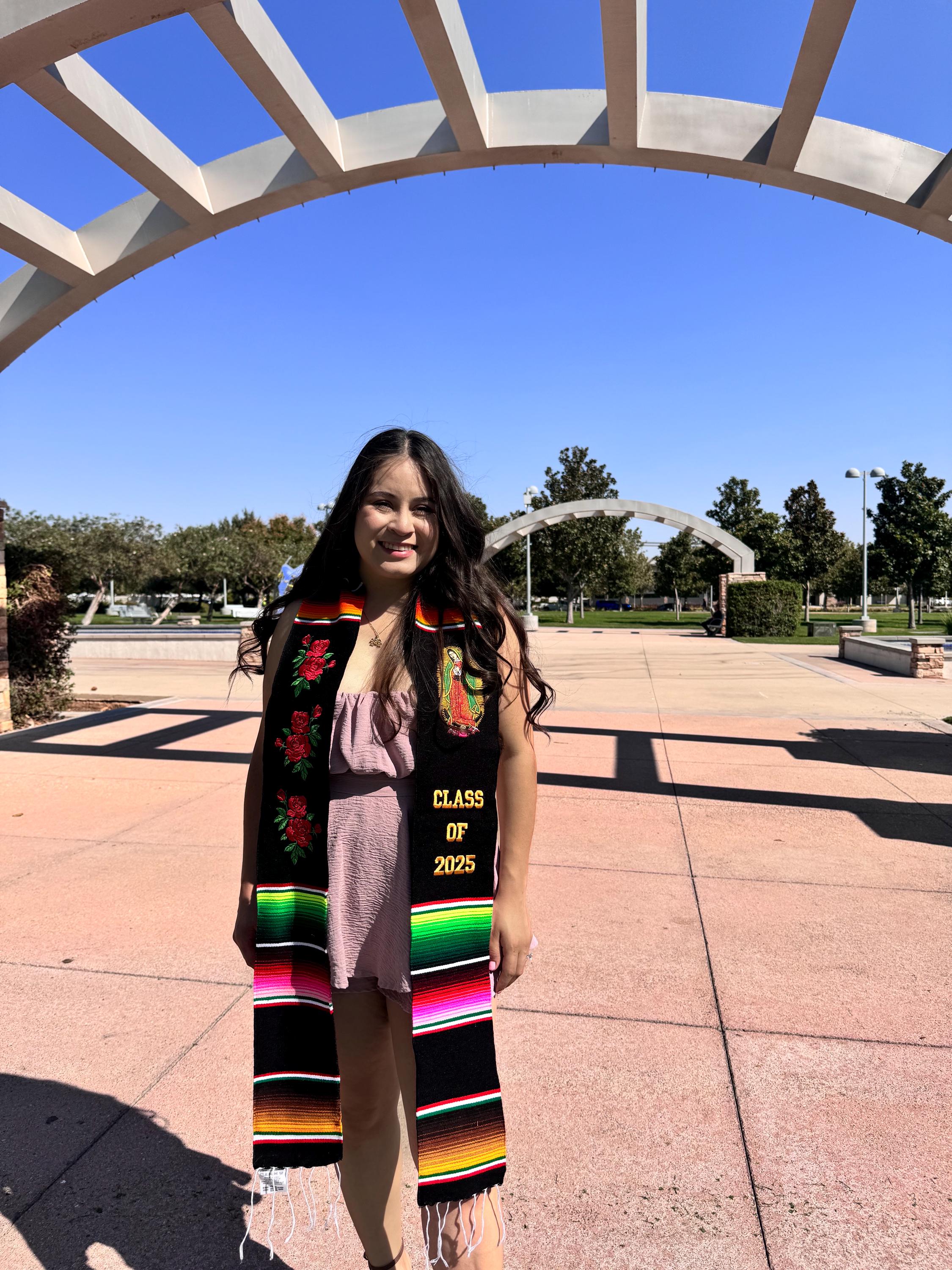 Floral Embroidered Sarape Mexican Graduation Stole.graduation Stash ...