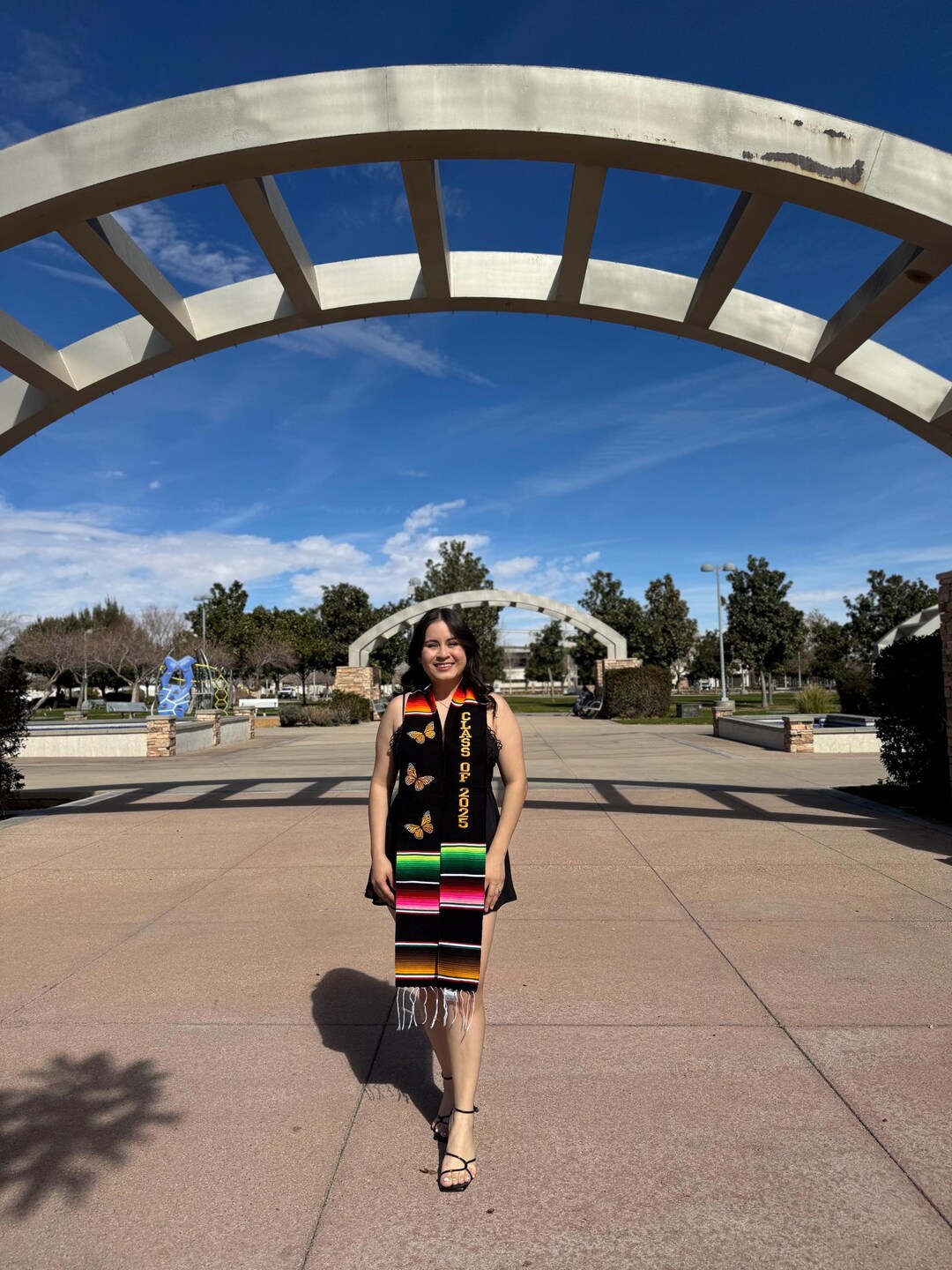 Floral Embroidered Sarape Mexican Graduation Stole.graduation Stash ...