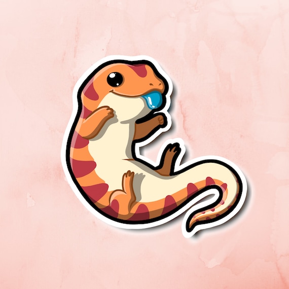 Blue Tongue Lizard Cartoon Clipart