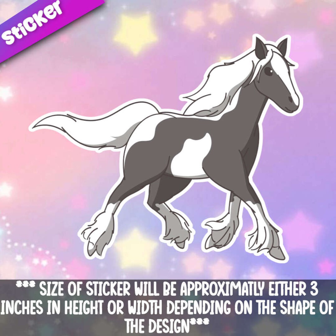 Galineers Cob Horse Sticker! Adorable Hoovestock Friend-for Laptop ...