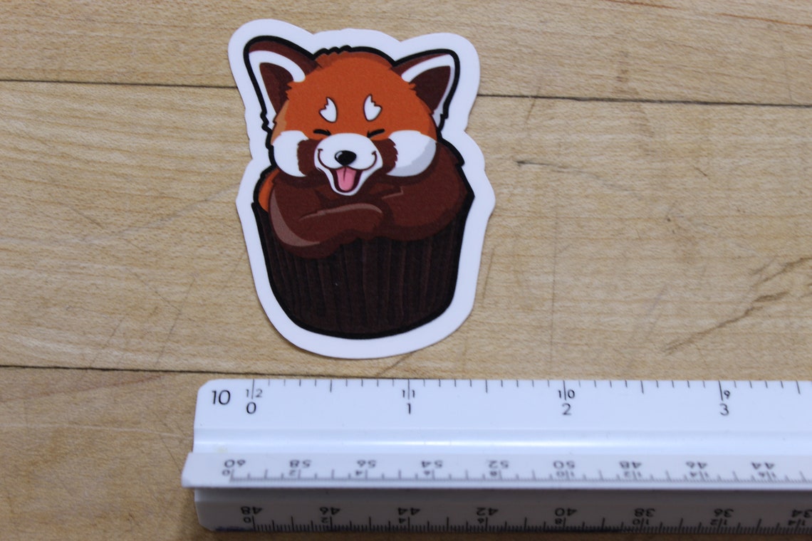 Cute Red Panda Cupcake Super Adorable Kawaii Panda Friend-for | Etsy