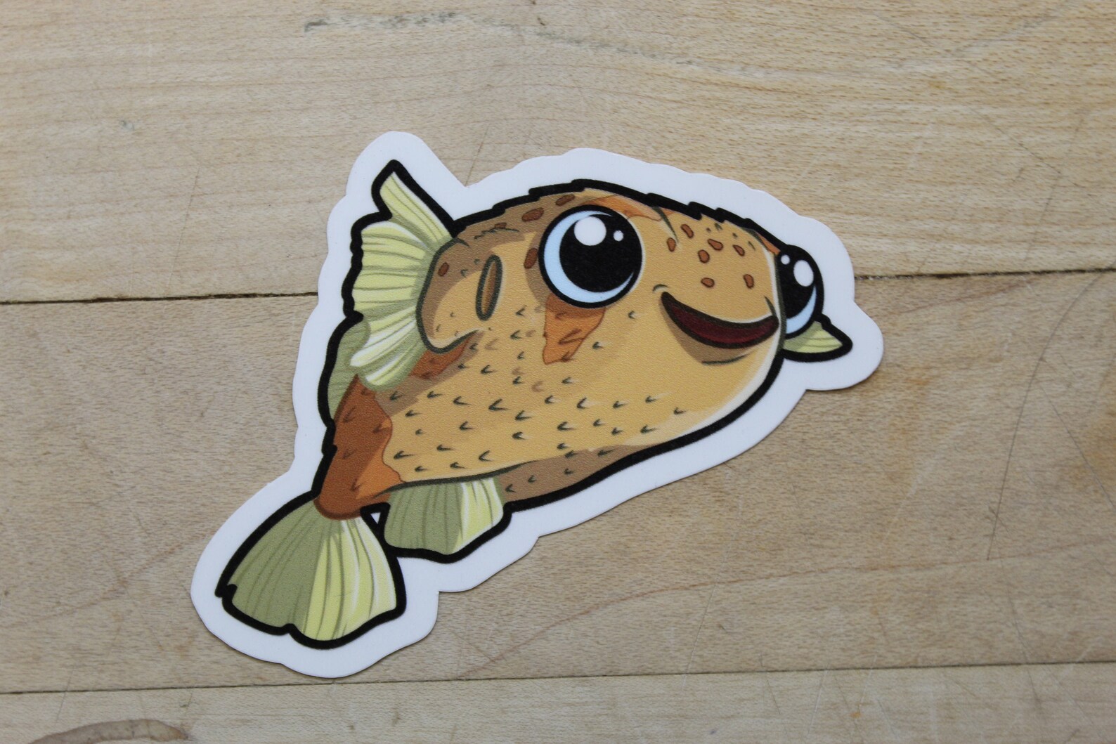 Pufferfish Sticker-for Laptop, Planner, Phone Case, Journal + by Mega ...