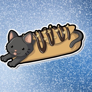 Cute Cannoli Kitty. Super Adorable Kawaii Cat Friend-for Laptop ...