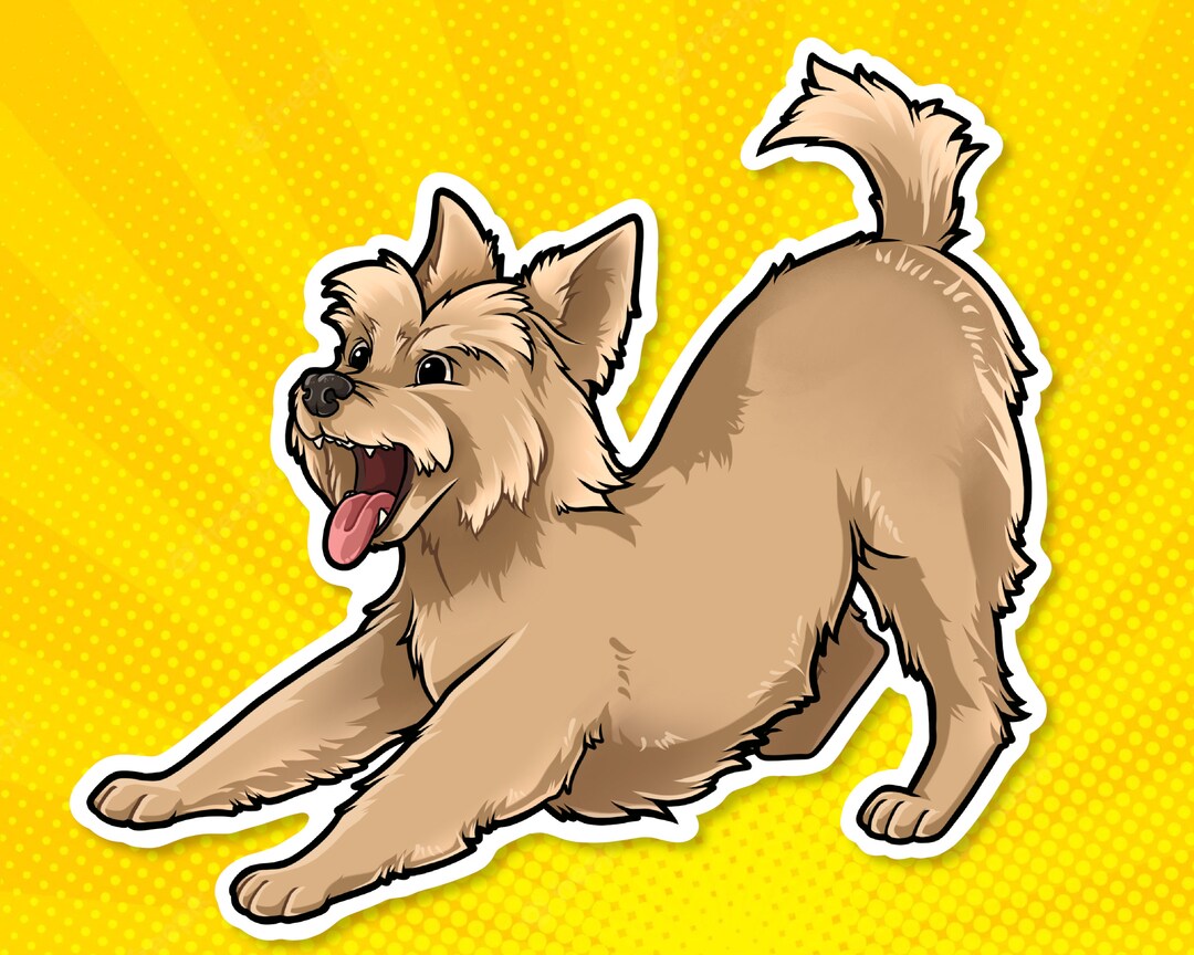 Cairn Terrier Sticker! Adorable Scottie Friend-for Laptop, Planner ...