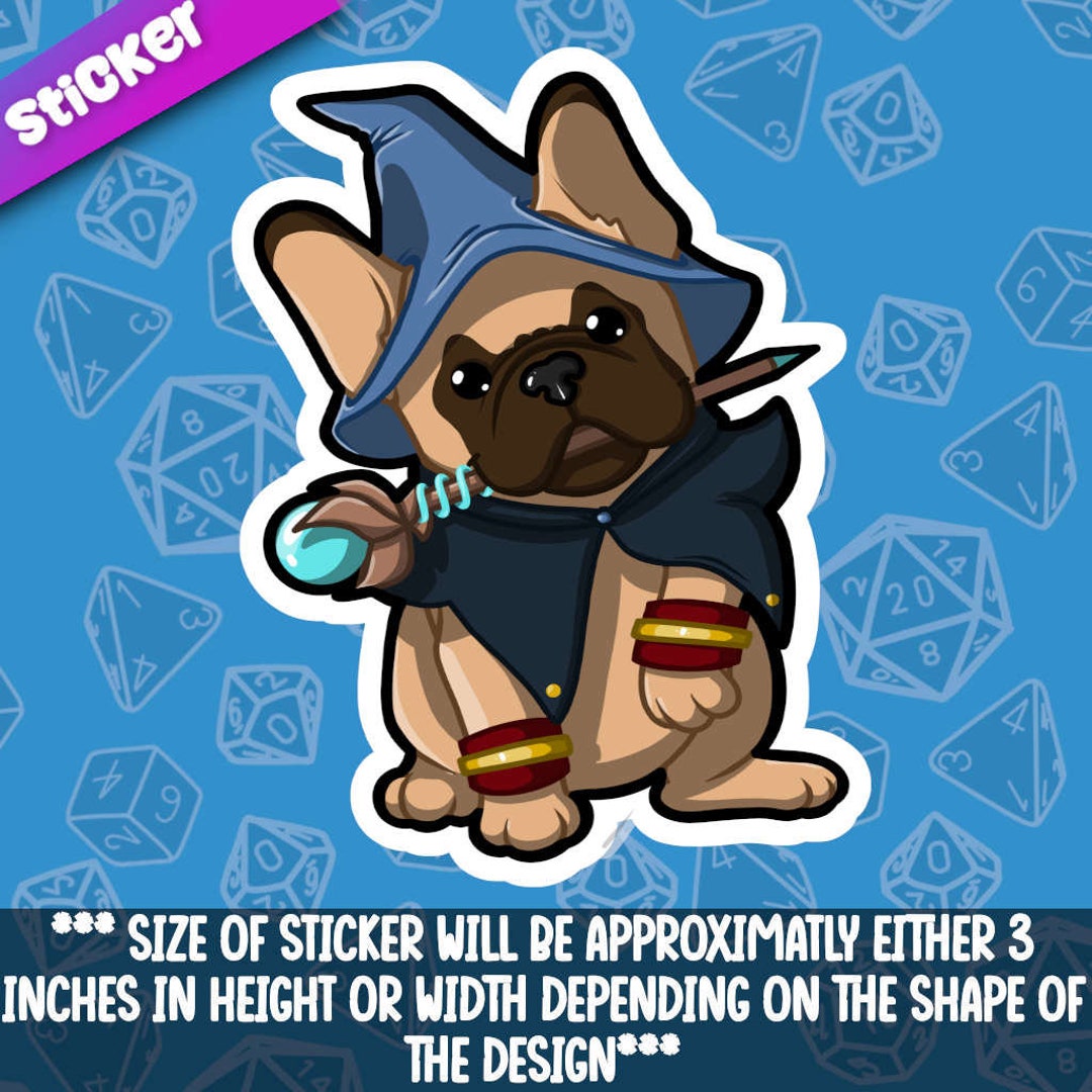Dog- Wizard French Bulldog Wizard . Adorable Kawaii Dog Friend-for ...
