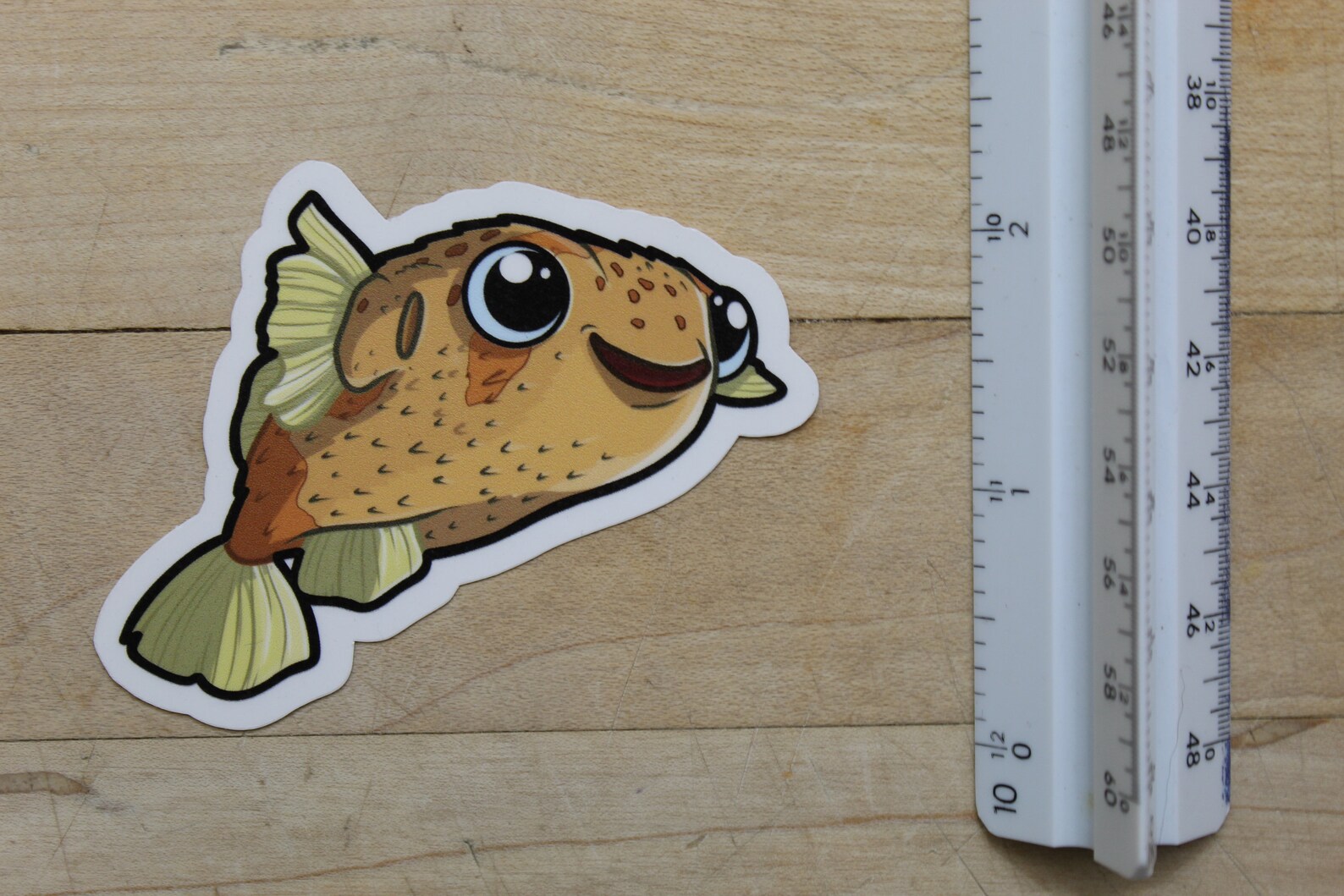 Pufferfish Sticker-for Laptop, Planner, Phone Case, Journal + by Mega ...