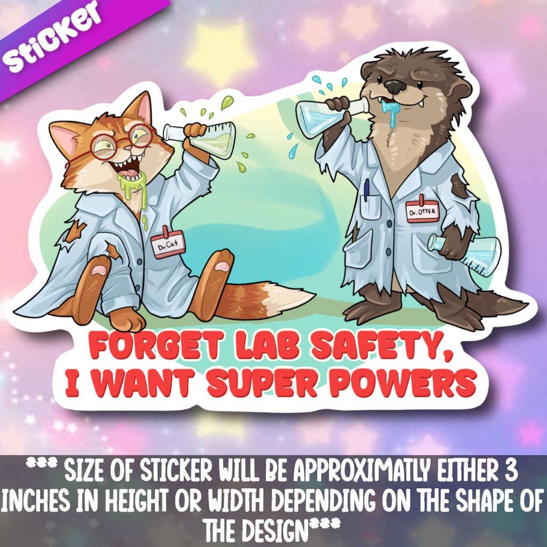 Forget Lab Safety Sticker Adorable Gift Friend-for Laptop, Planner ...