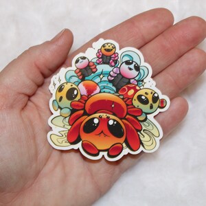 Super Kawaii Spider Plusie Sticker! Adorable Spider Plush Friend-for ...