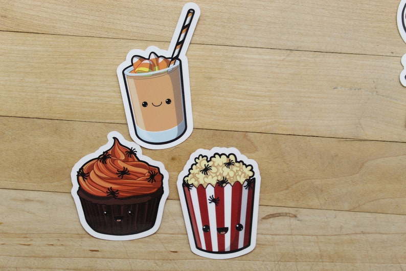 Super Adorable Kawaii Spooby Halloween Treats Sticker | Etsy