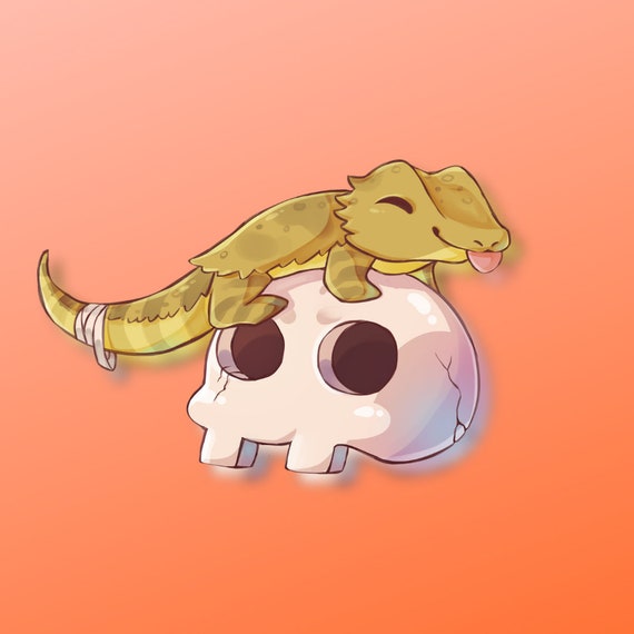 Bearded Dragon Chibi Drawing