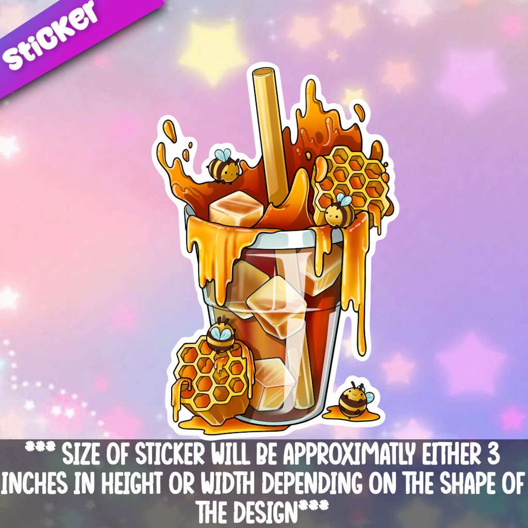 Bumble Bee Blast Sticker! Super Adorable Kawaii Dog Friend-for Laptop ...