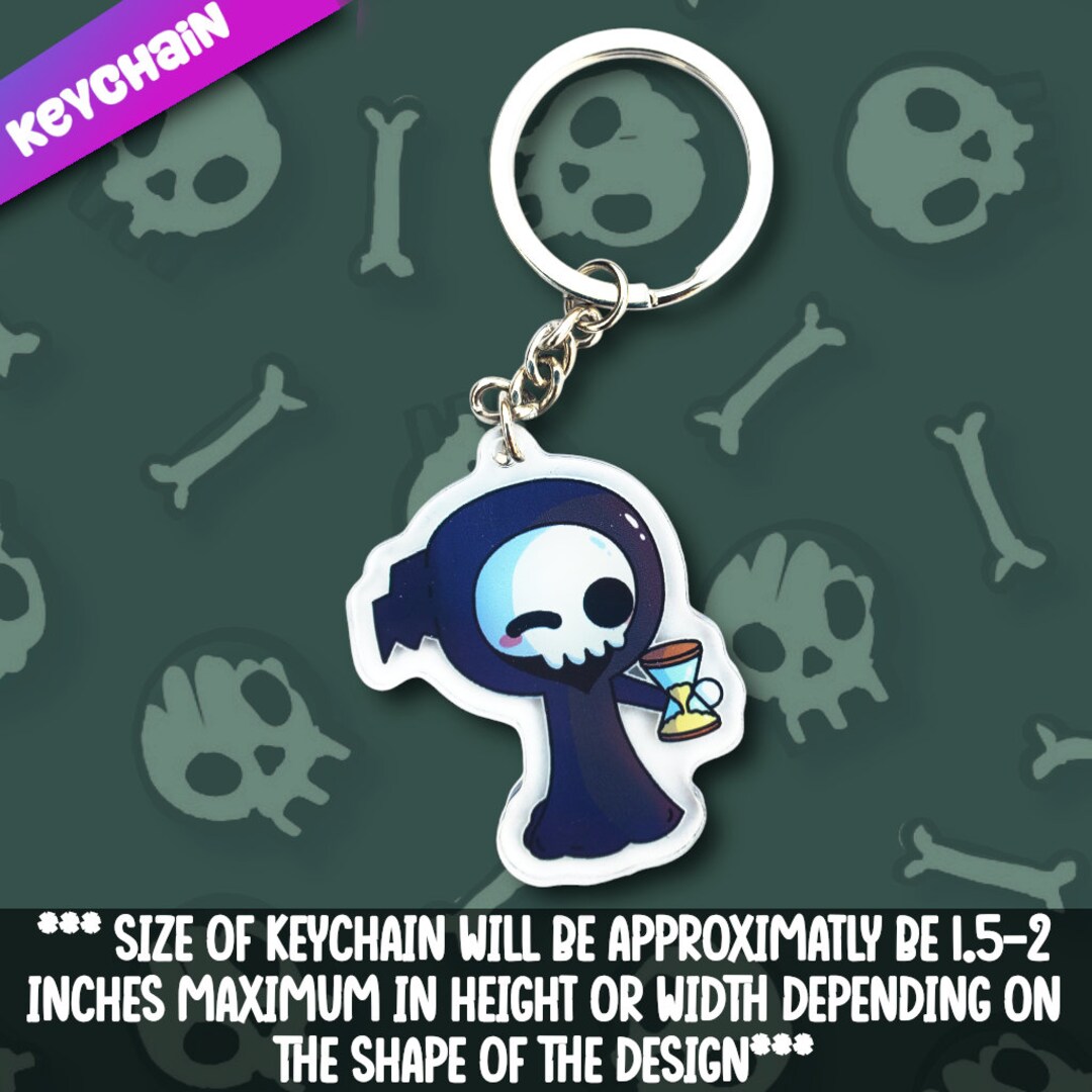 Lil Grimm Out of Time Keychain. Adorable Sassy Keychains to Hang on ...