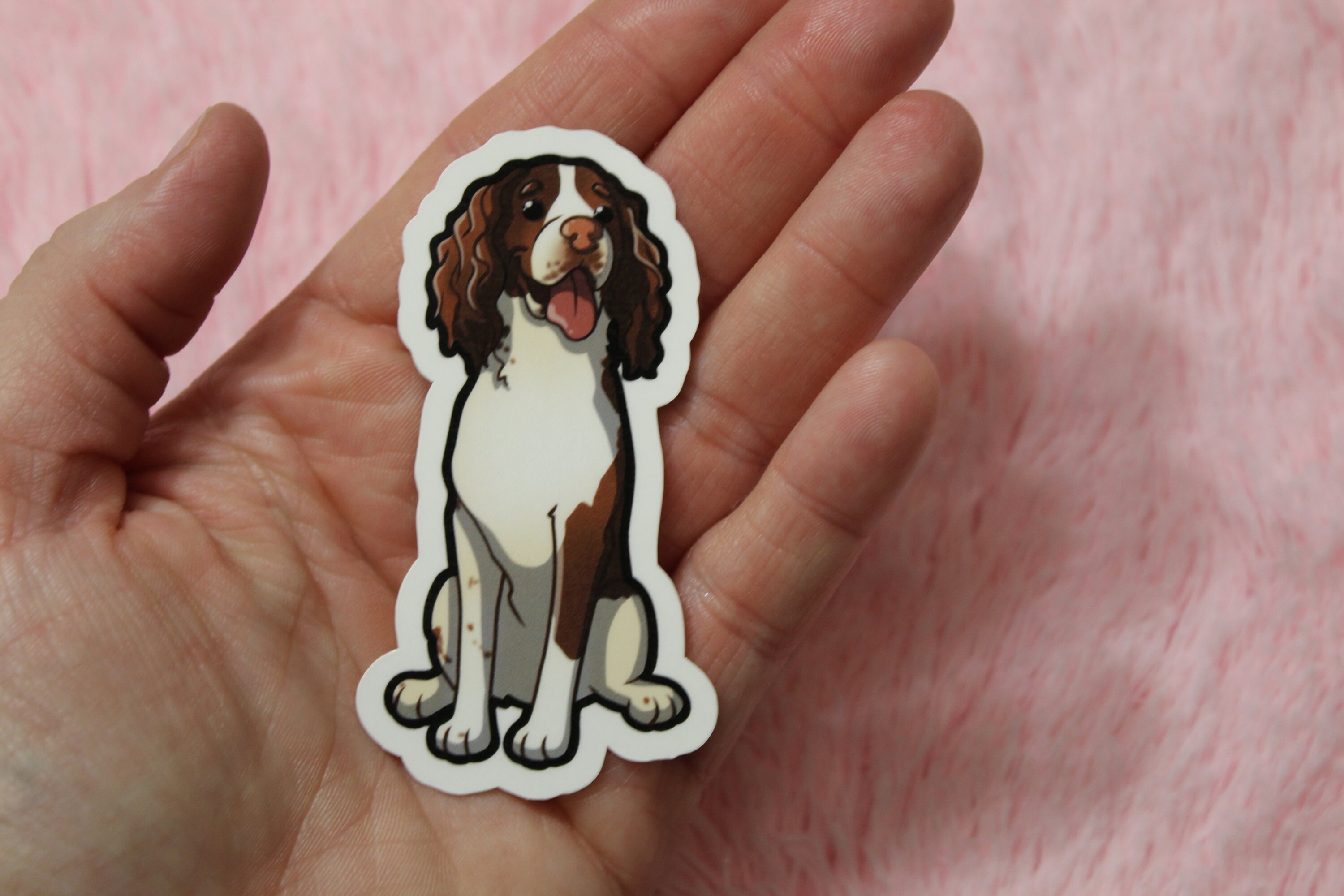 Super Kawaii English Springer Spaniel Sticker Adorable | Etsy