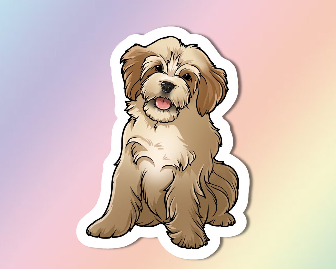 Havanese Sticker Super Adorable Kawaii Dog Friend-for Laptop, Planner ...