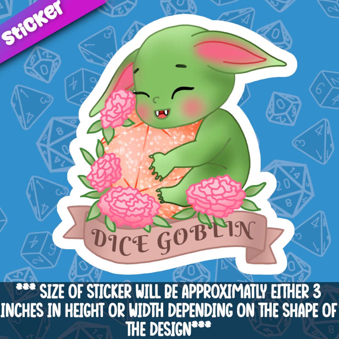 Dice Goblin Beautiful D20 Dnd Themed Dice for Role Playing Tabletop Gaming Great Present for ...