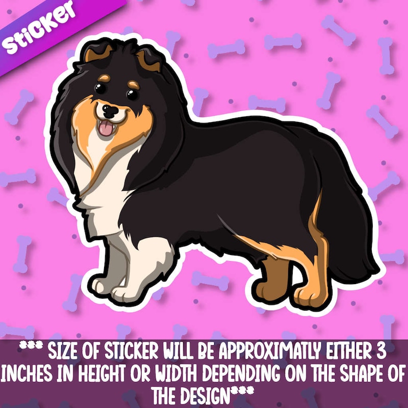 Sheltie Stickers - Etsy