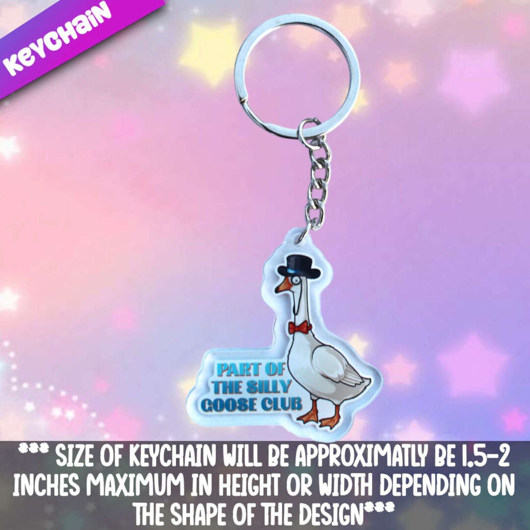 Part of the Silly Goose Club Keychain. Adorable Sassy Keychains to Hang ...