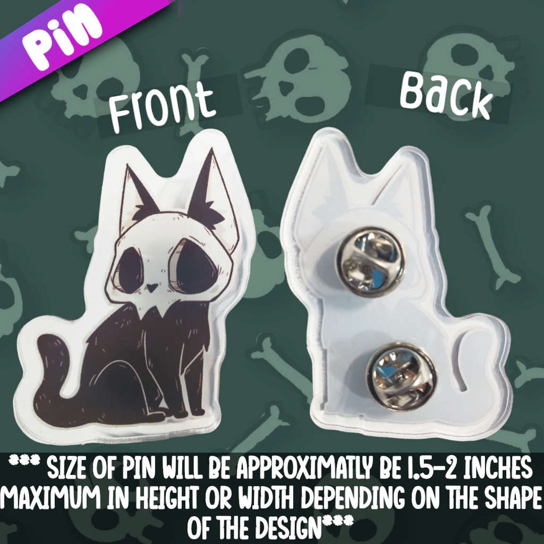 Skull Kitty-original-acrylic Pin Adorable Accessories That Will Give ...