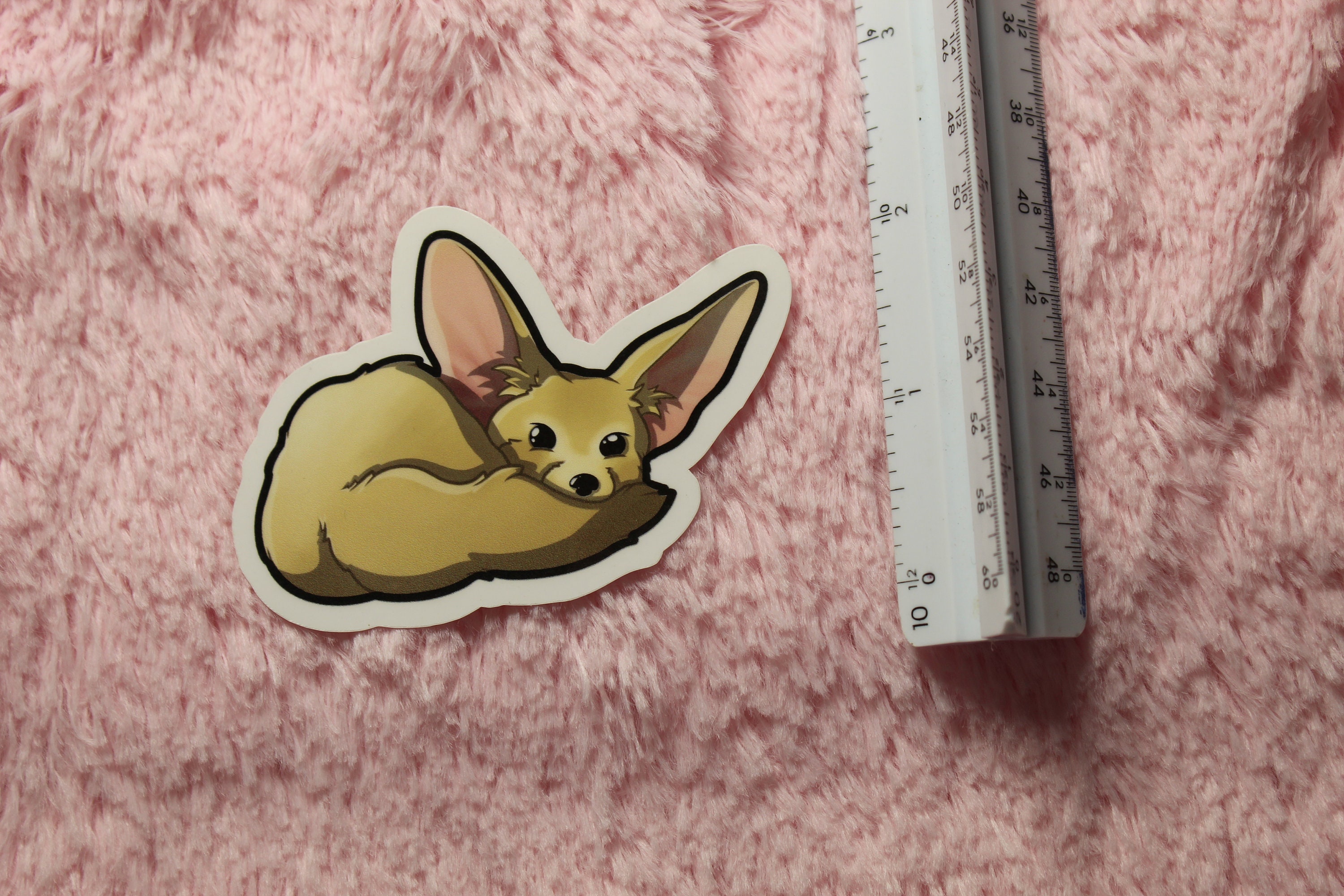 Fennec Fox Sticker Adorable Little Canine Fox-for Laptop, Planner ...