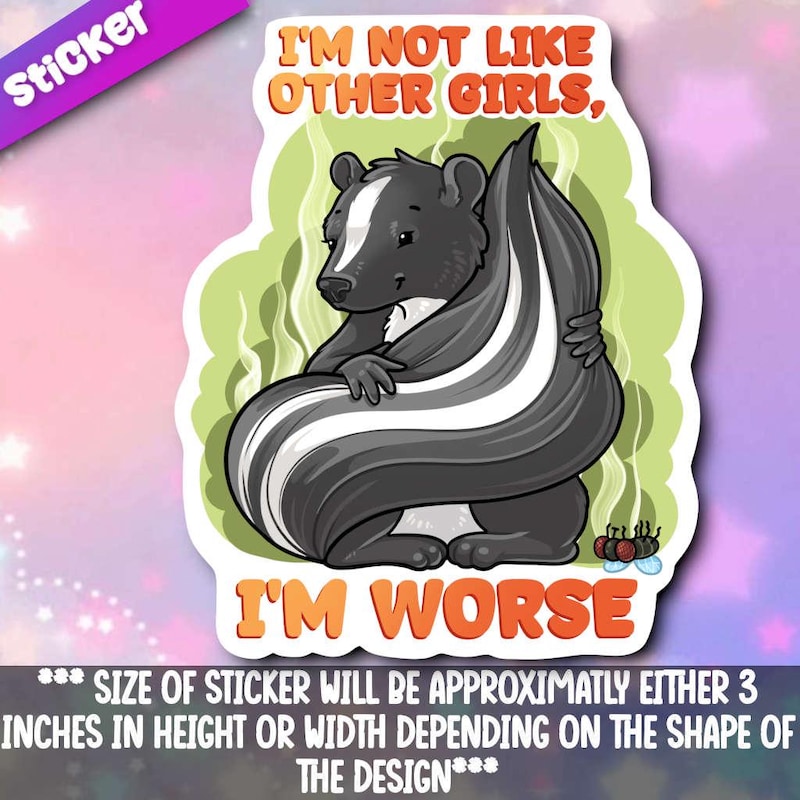 Skunk Sticker - Etsy
