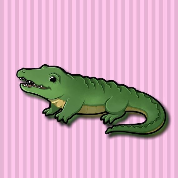 Cute Alligator Drawing