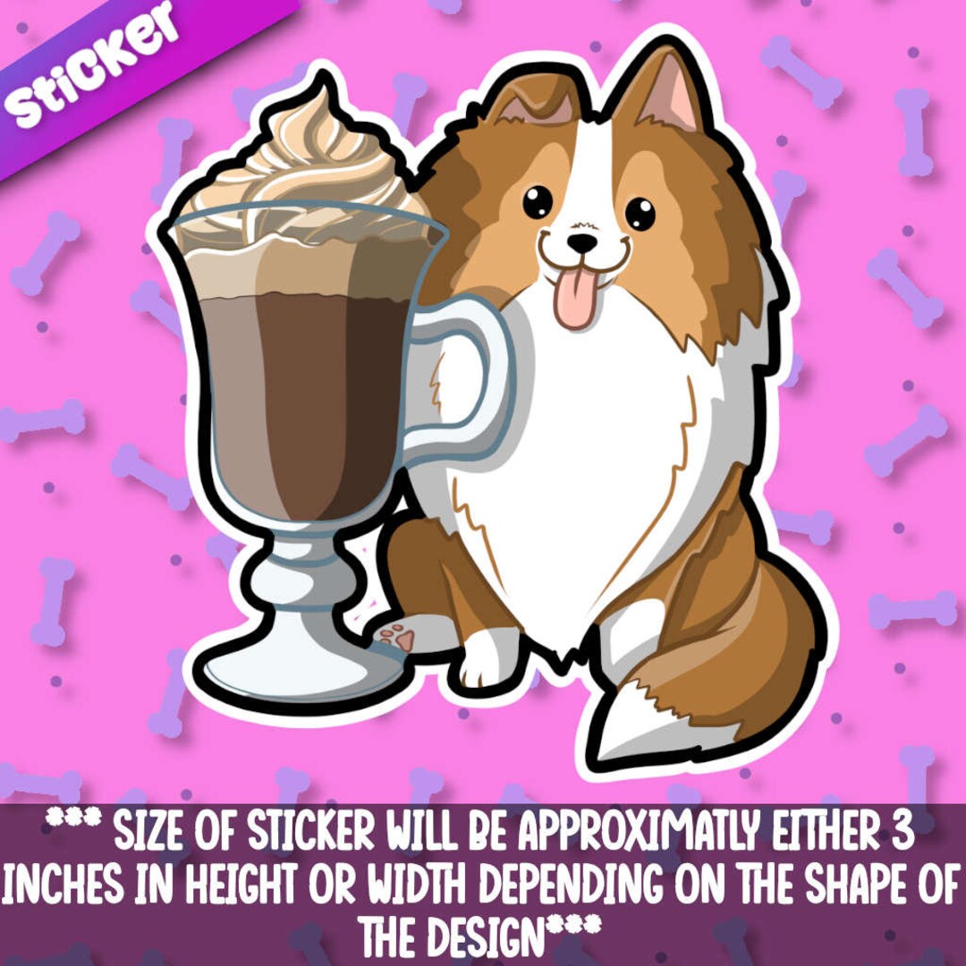 Sheltie 2 - Shetland Sheepdog Coffee Friend! Perfect for Laptop ...