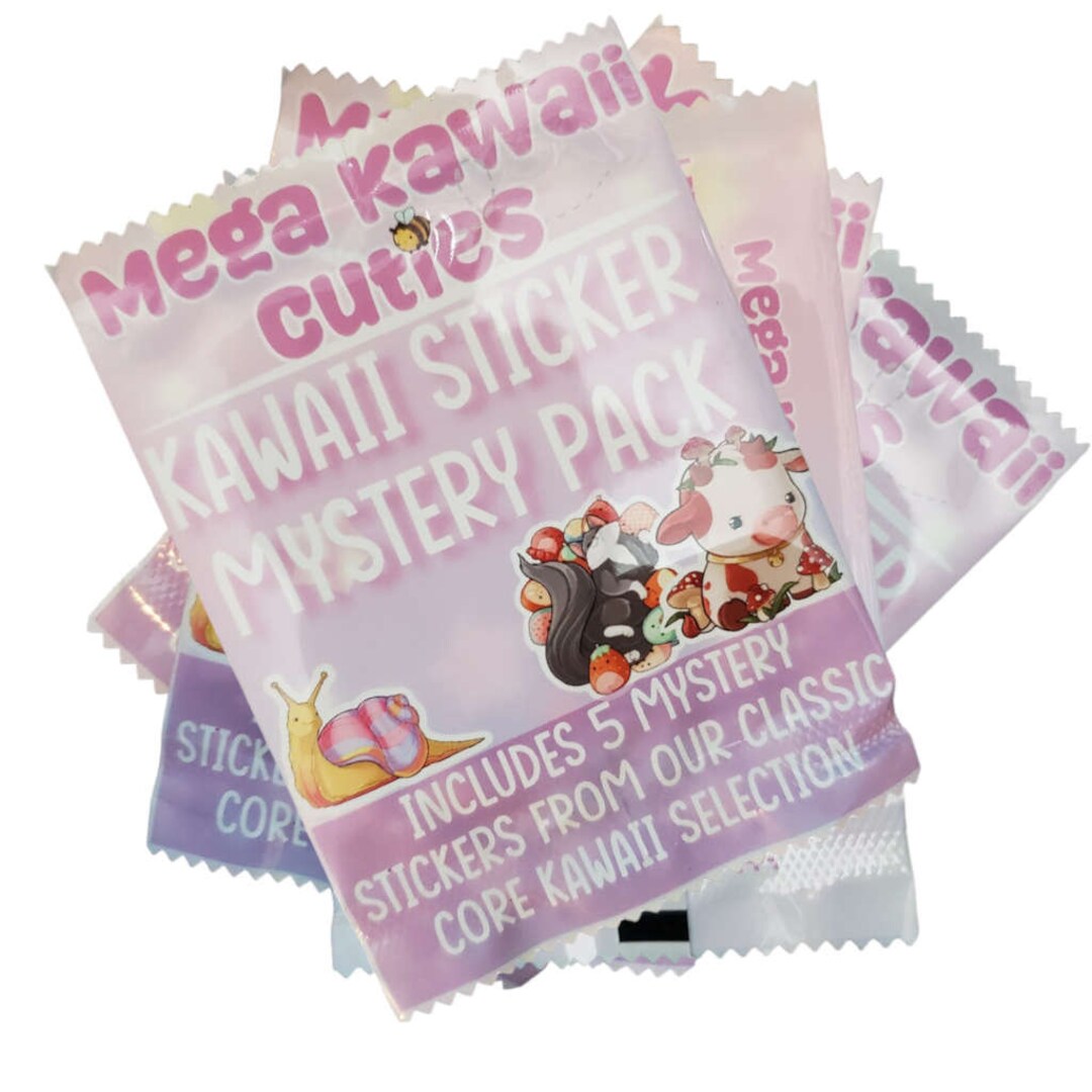 Kawaii Mystery Sticker Package- Surprise Yourself or a Friend With 5 ...
