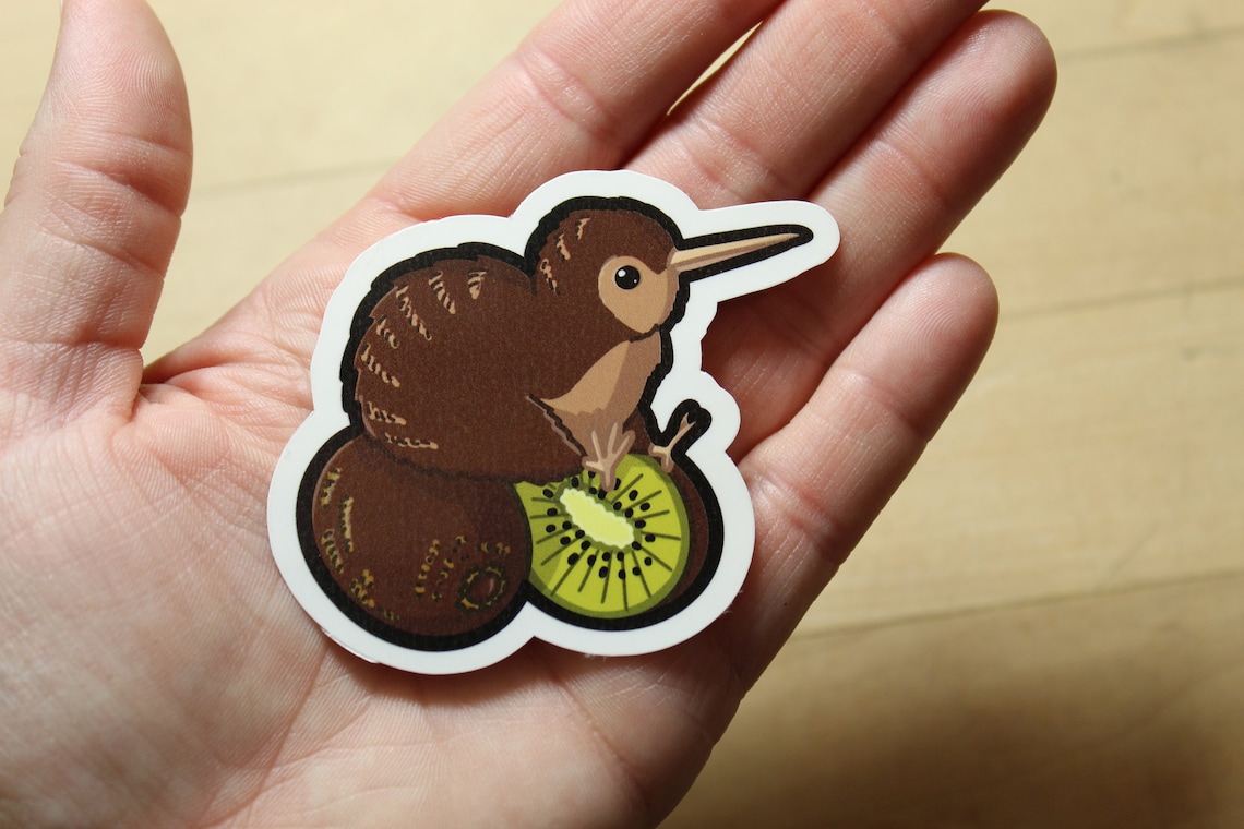 Cute Kiwi Kiwi Super adorable Kawaii bird friend-for laptop | Etsy