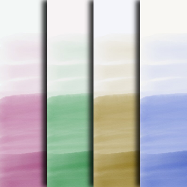 Ombre Watercolor Digital Paper, Digital Paper Pack, Background Texture ...
