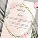 Blush Pink Floral Change the Date Template, Change of Plans, Wedding ...