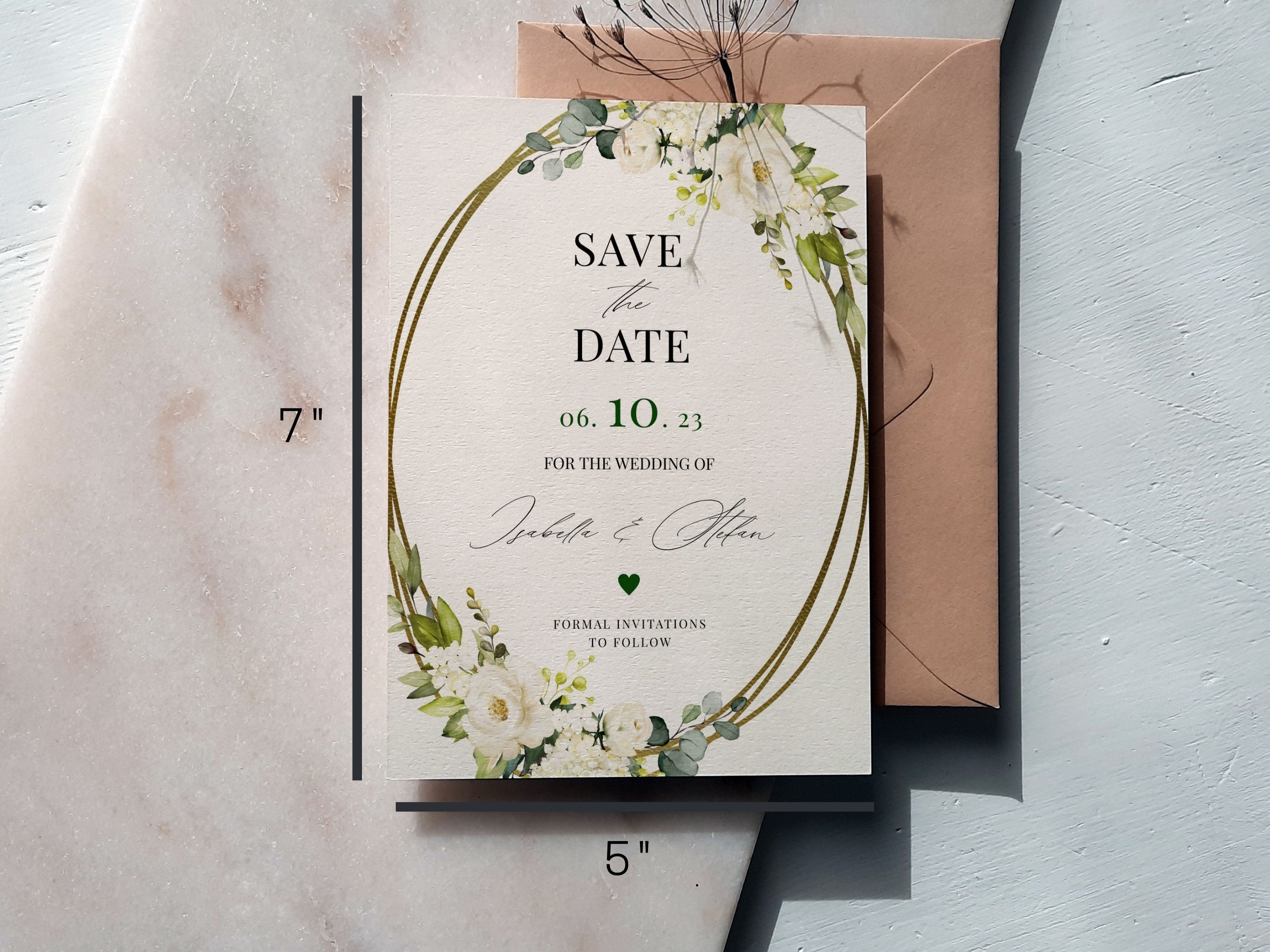 White Roses Save the Date Template Save the Date/wedding - Etsy UK