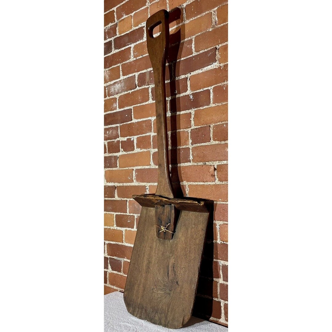 Primitive Antique Wooden Shovel Handmade Tool Rustic Country Cabin ...