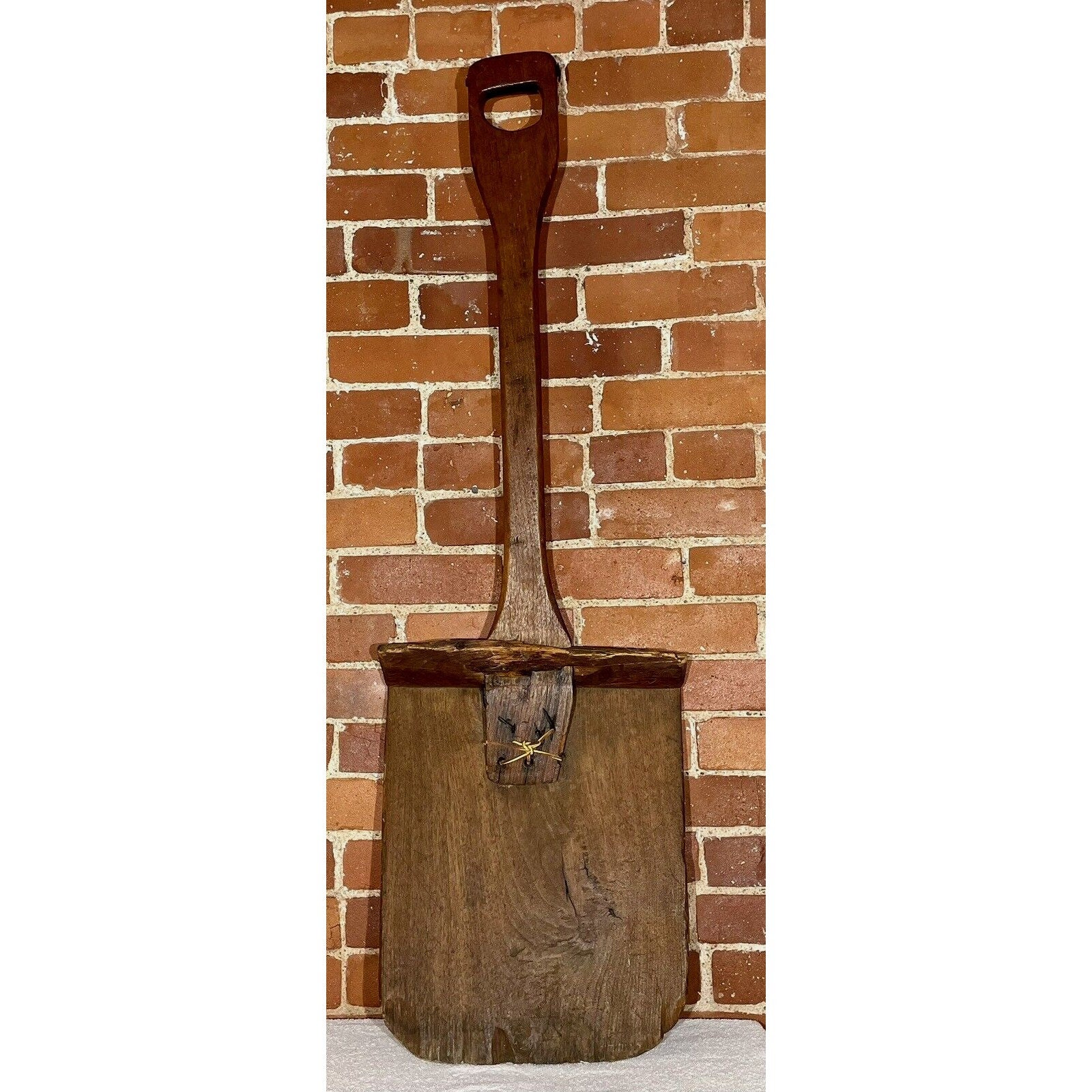 Primitive Antique Wooden Shovel Handmade Tool Rustic Country Cabin ...