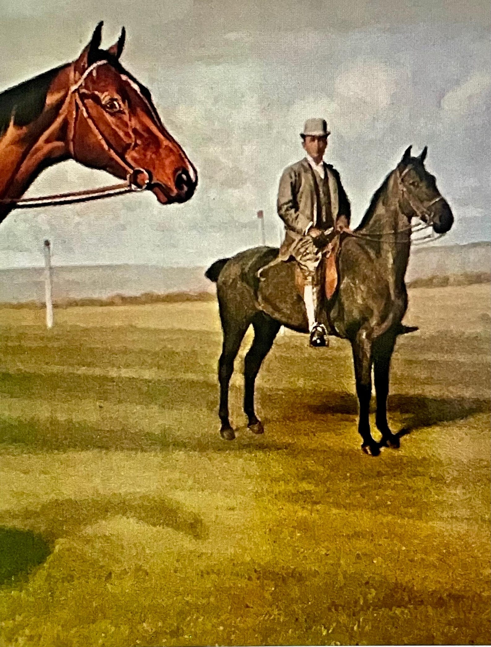 Thoroughbred Equestrian Horse Jockey Print Emil Adam "isingling" Signed ...