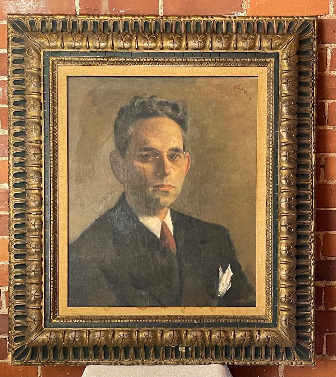 Renowned Artist Robert Philipp Original Portrait Oil Painting of Julius ...