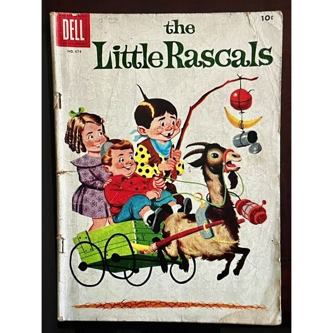Vintage Dell the Little Rascals Comics Book 674 Alfalfa Buckwheat 10 ...