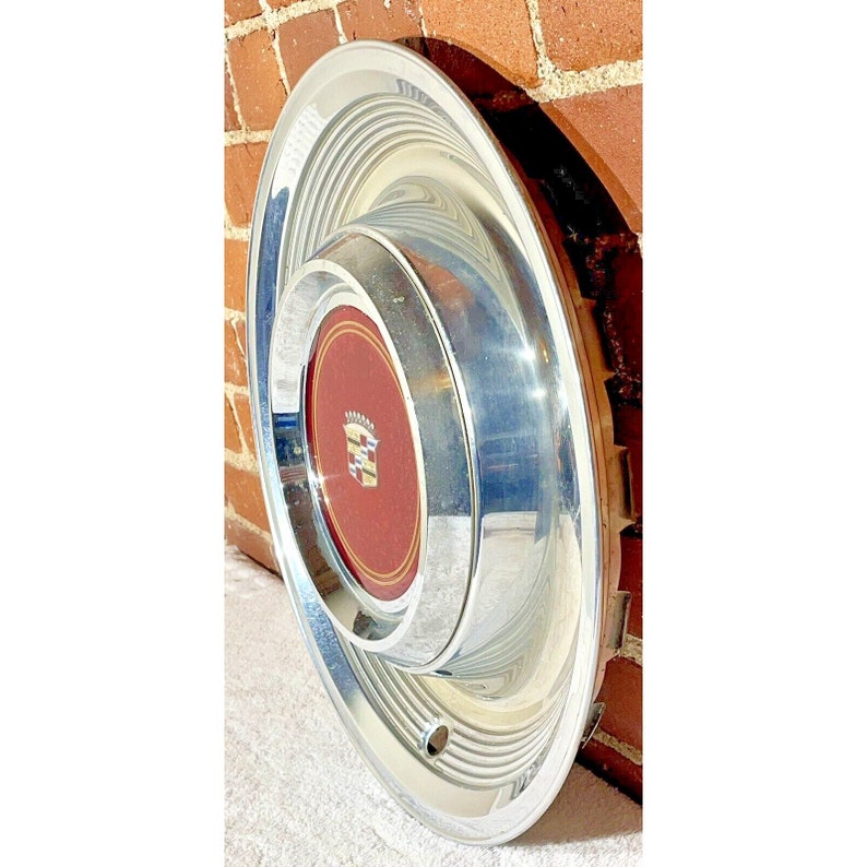 Genuine 1954-55 Cadillac Deville Fleetwood Eldorado Hubcaps OEM Rare ...