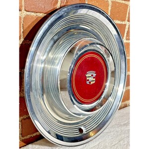 Genuine 1954-55 Cadillac Deville Fleetwood Eldorado Hubcaps OEM Rare ...