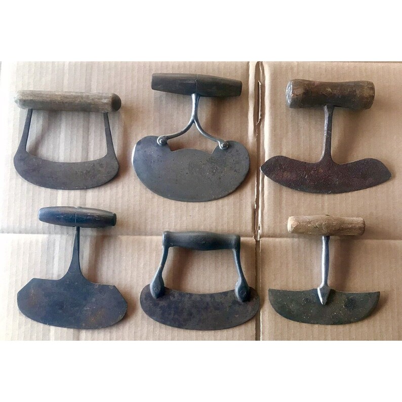 Antique Iron Handle Chef Food Chopper Primitive Cooking Food Prep Tool ...