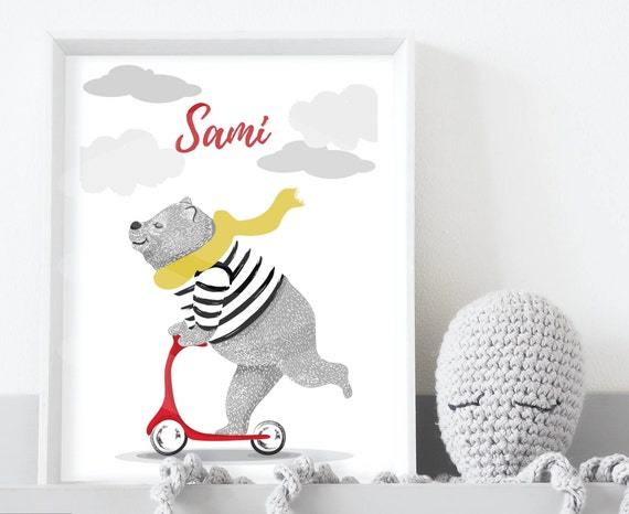 Affiche enfant personnalisable affiche enfant illustration - Etsy France