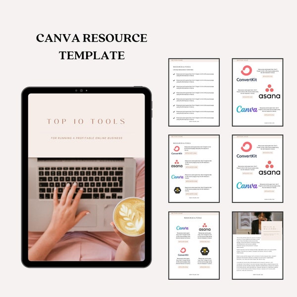 Resource Tool Guide Template - Etsy