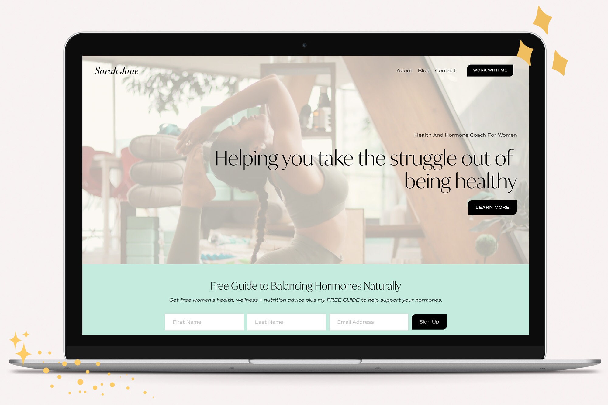 Squarespace Template for Health Coaches | 7.1 Squarespace Template ...