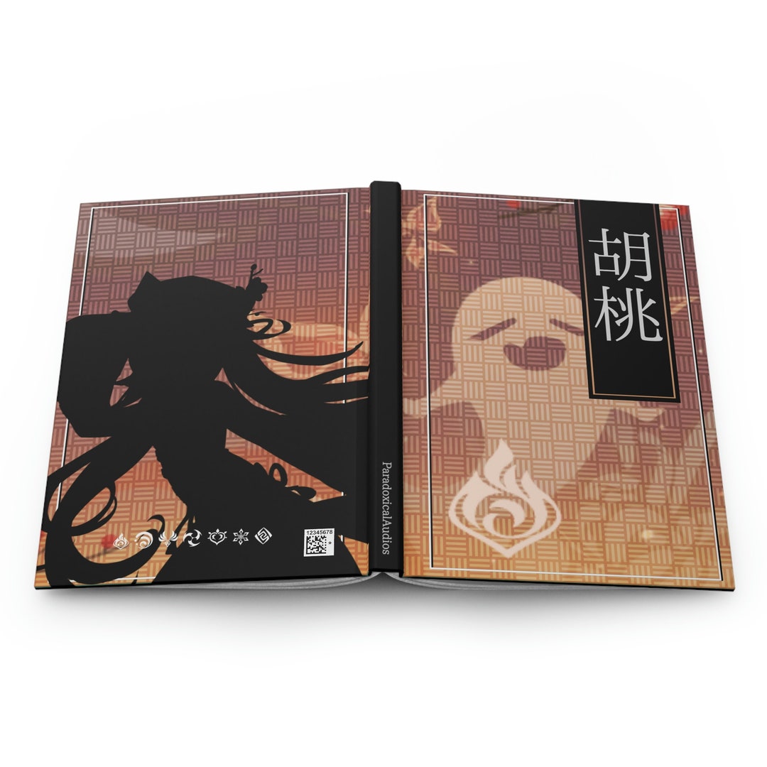 Genshin Impact Traditional Hardcover Hu Tao Notebook Fanmade Funeral ...