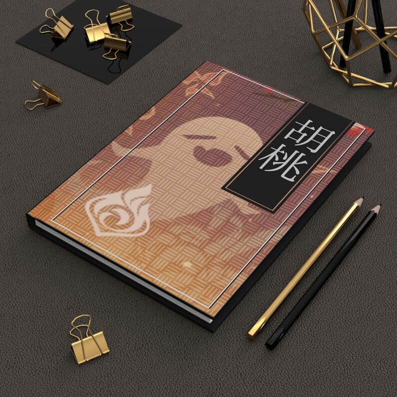 Genshin Impact Traditional Hardcover Hu Tao Notebook Fanmade Funeral ...