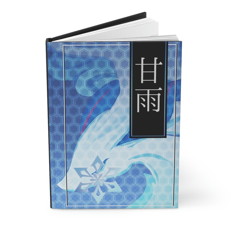 Genshin Impact Traditional Hardcover Ganyu Notebook Fanmade Secretary ...