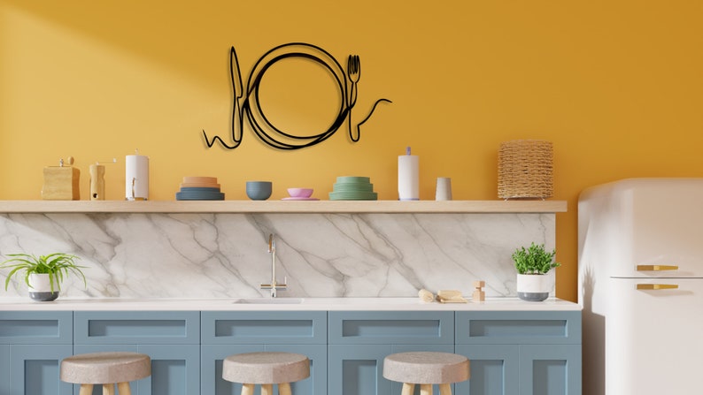 Kitchen Wall Decor Metal Wall Art Kitchen Metal Wall Art - Etsy